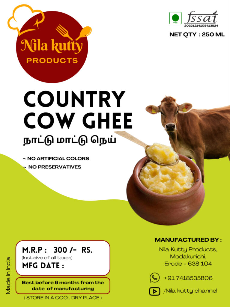 Country Cow Ghee – Nilakutty Products